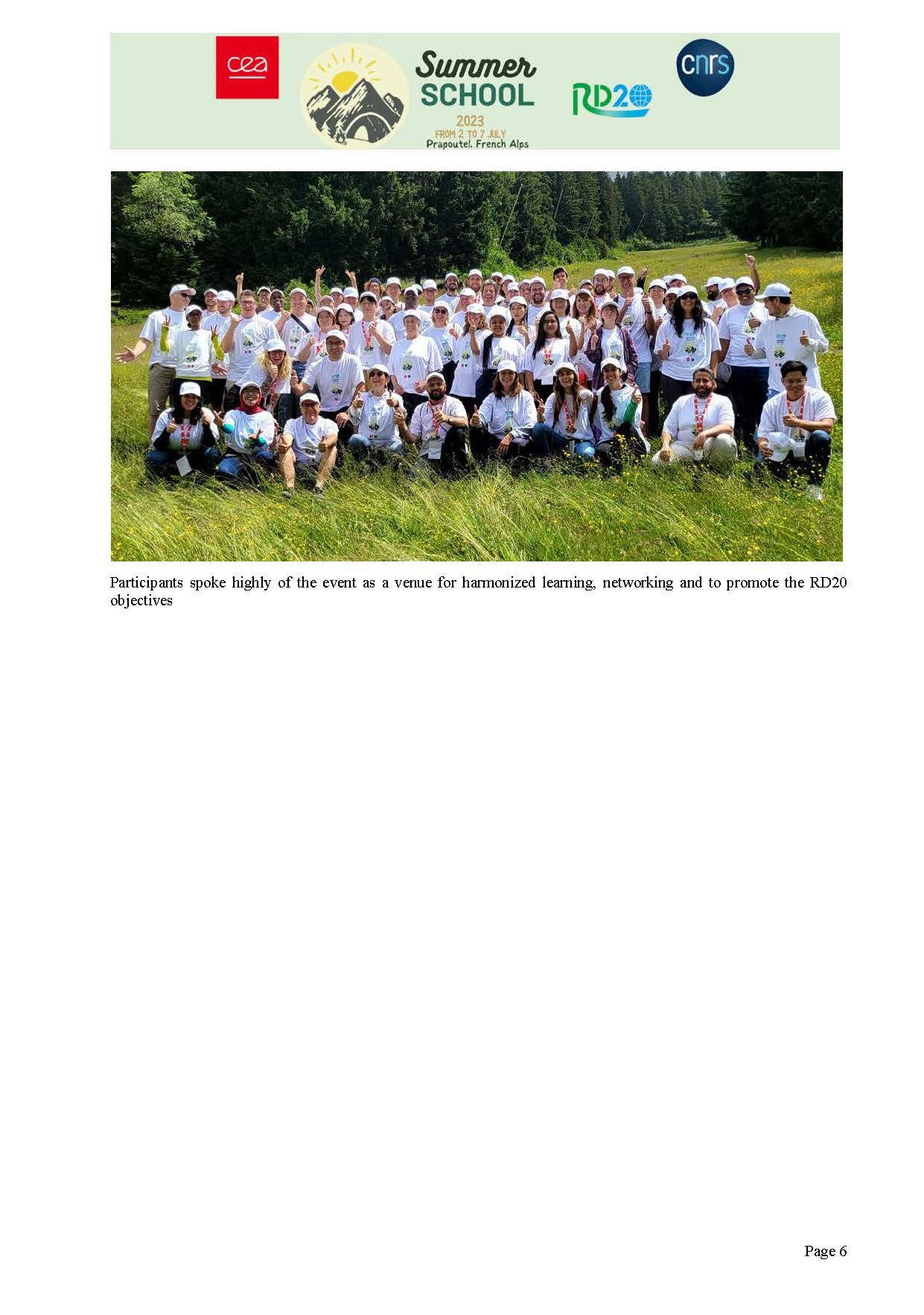 RD20 Summer School 2023 | RD20